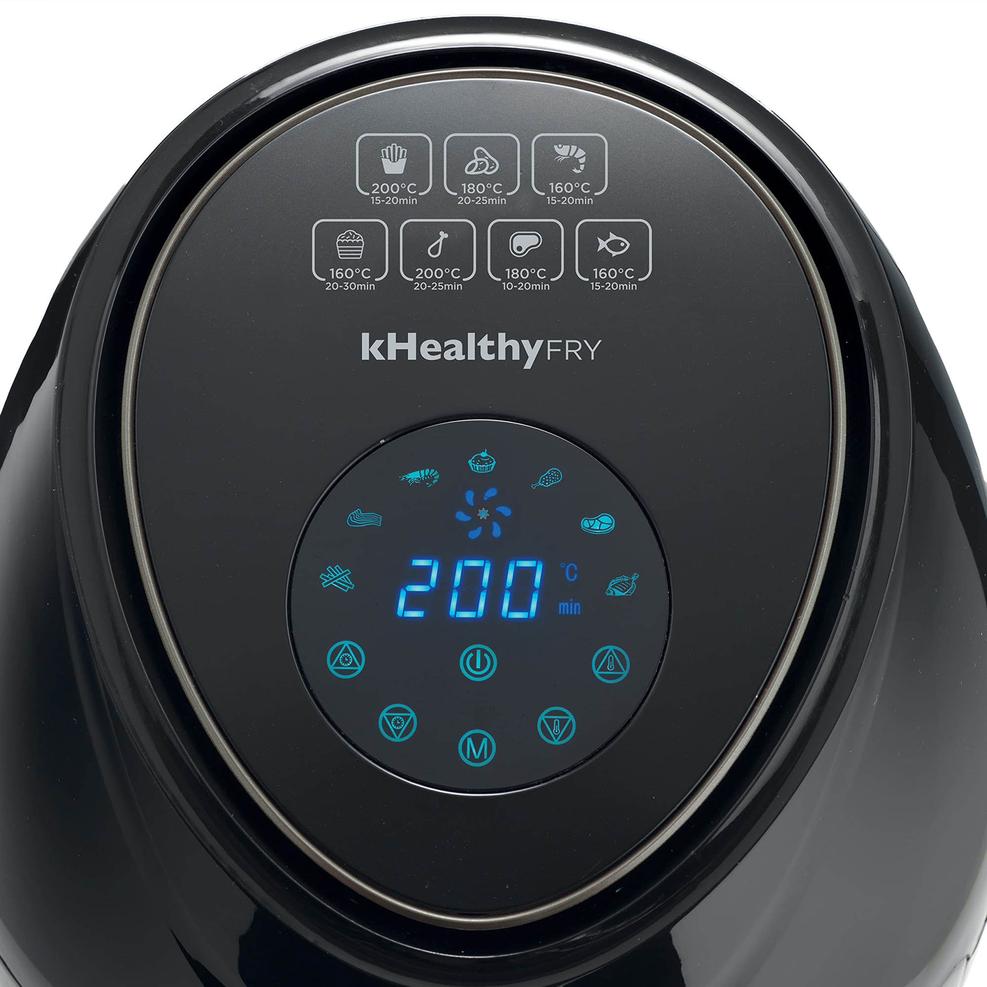 Kenwood HFP50 Airfryer Siyah 5,5 Litre XXL 1800W Sıcak Hava Fritözü